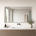 Gleamira 30"x60" Frameless Bathroom Mirror Rectangle Wall Mirror with ...