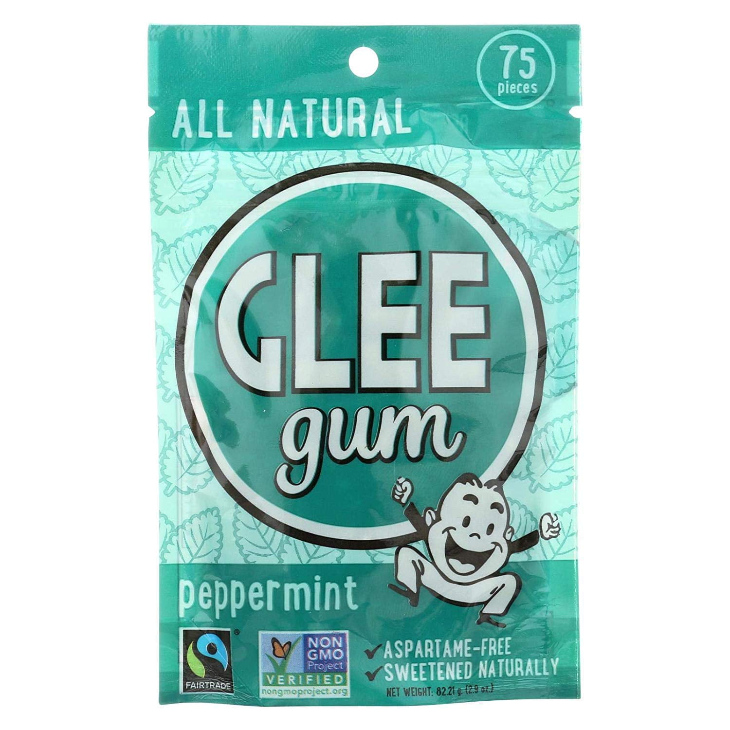 Glee Gum Chewing Gum - Peppermint - Case Of 6-75 Count - Walmart.com