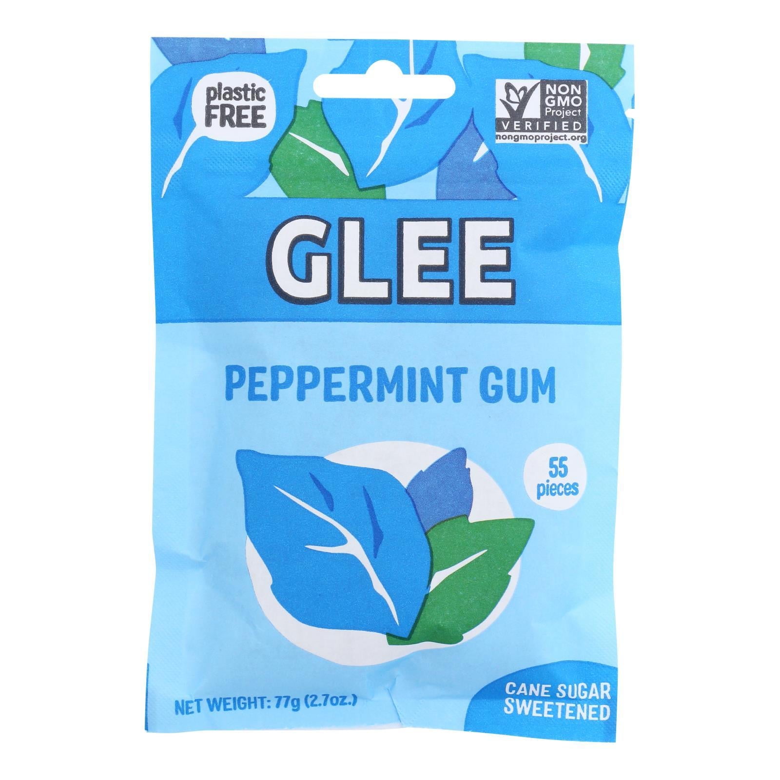 Glee Gum - Chewing Gum Peppermint Pouch - Case of 6-55 CT - Walmart.com