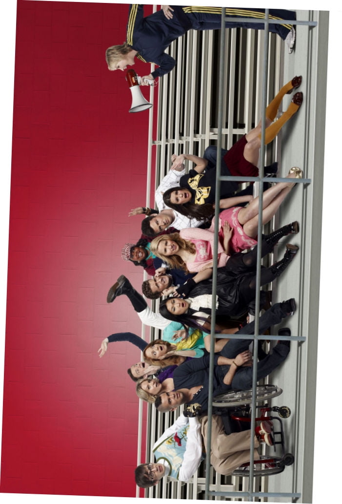 Glee Poster Bleachers 24In x36In Art Decor Art Poster 24x36 Multi-Color ...
