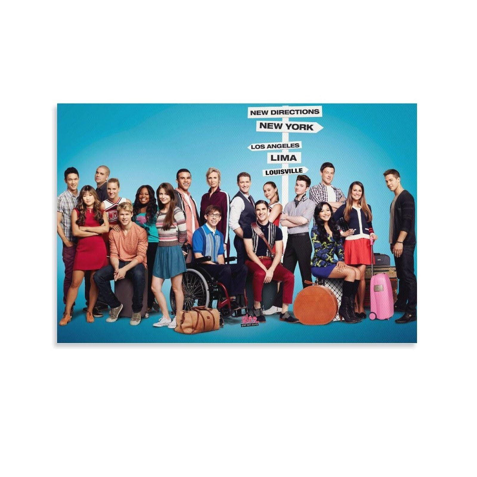 Glee TV Series Show Movie Posters Youth Musical Comedy Inspirational ...