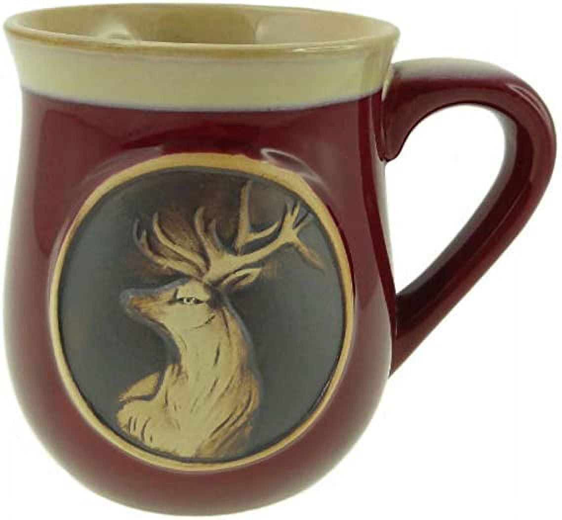 Glen Appin Stoneware Piping Hot Mug Featuring A Scottish Highland Stag ...