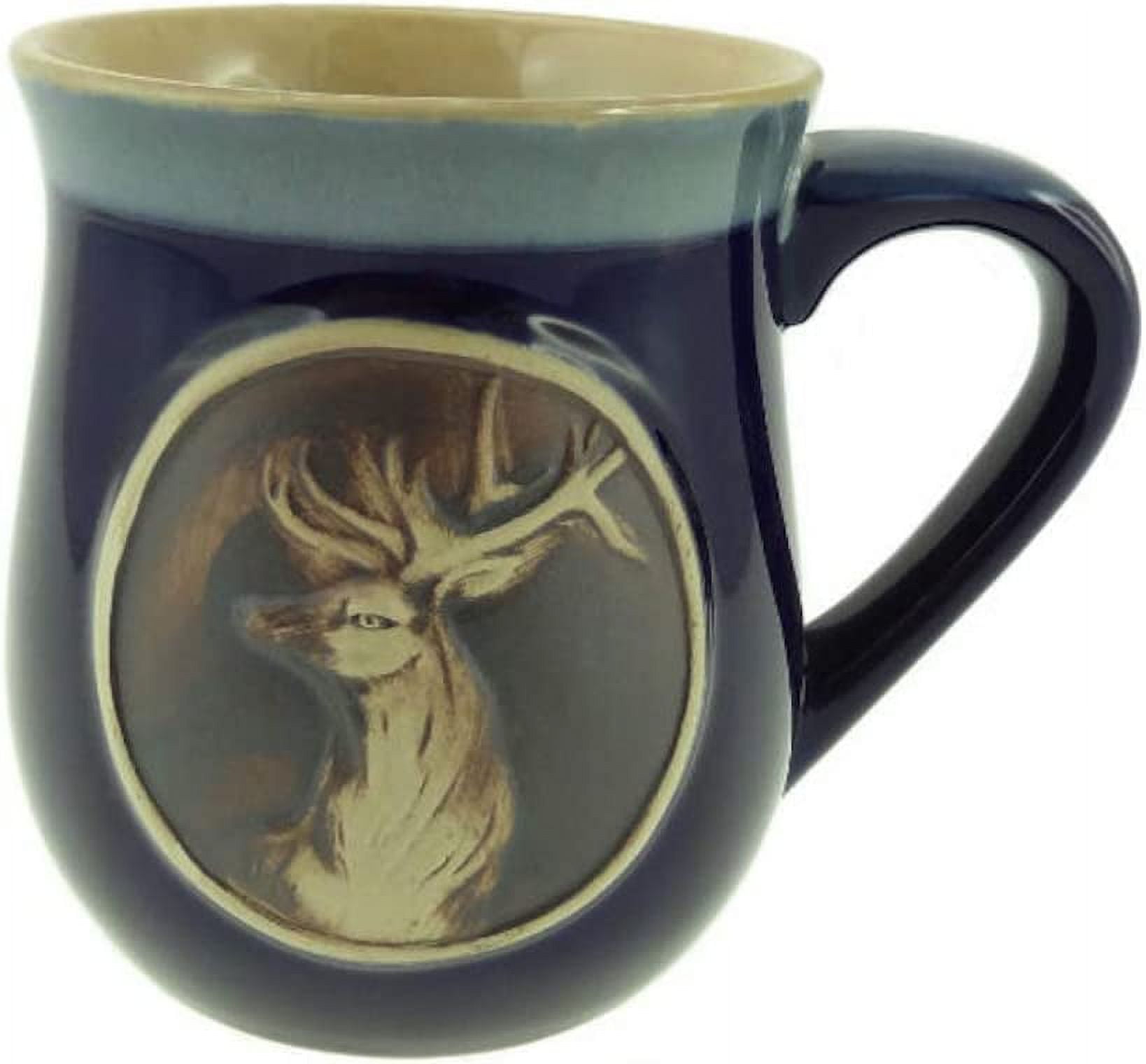 Glen Appin Stoneware Piping Hot Mug Featuring A Scottish Highland Stag ...