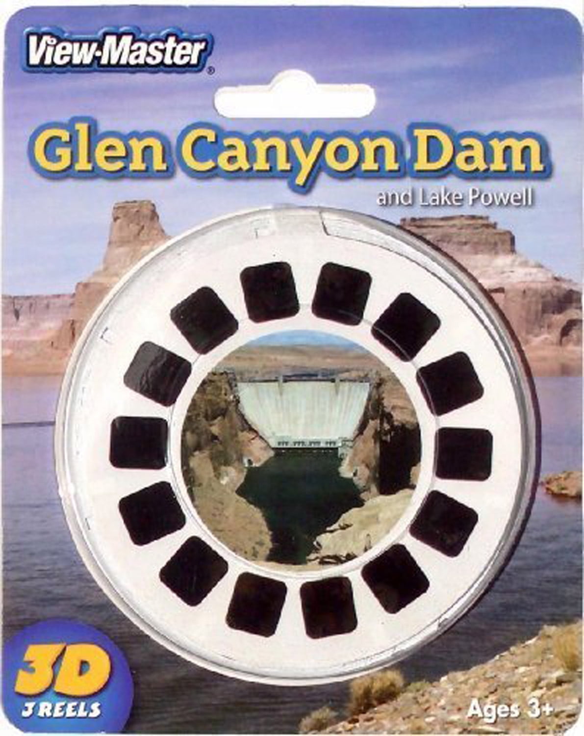 Glen Canyon Dam and Lake Powell Arizona - Classic ViewMaster 3 Reel Set - Walmart.com