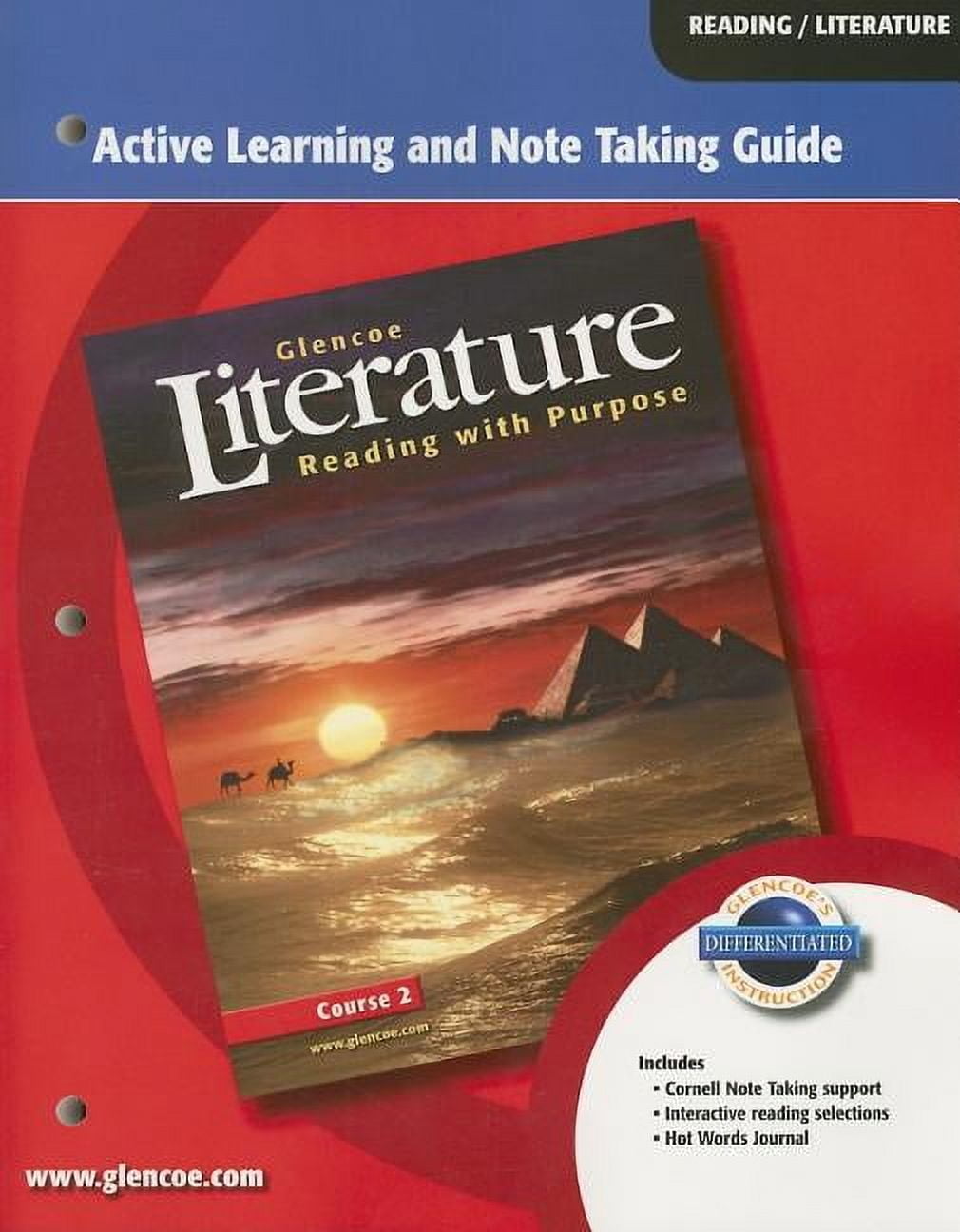 Glencoe Literature: Reading with Purpose: Active Learning and Note ...