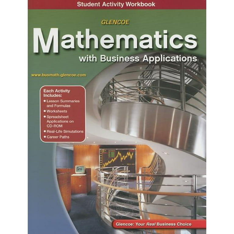 Glencoe Business Math Worksheets Introduction To Business, Student