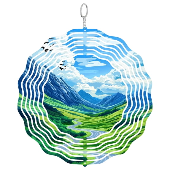 Glencoe Scotland Highlands 3D Wind Spinner Kinetic Hanging Art Outdoor ...