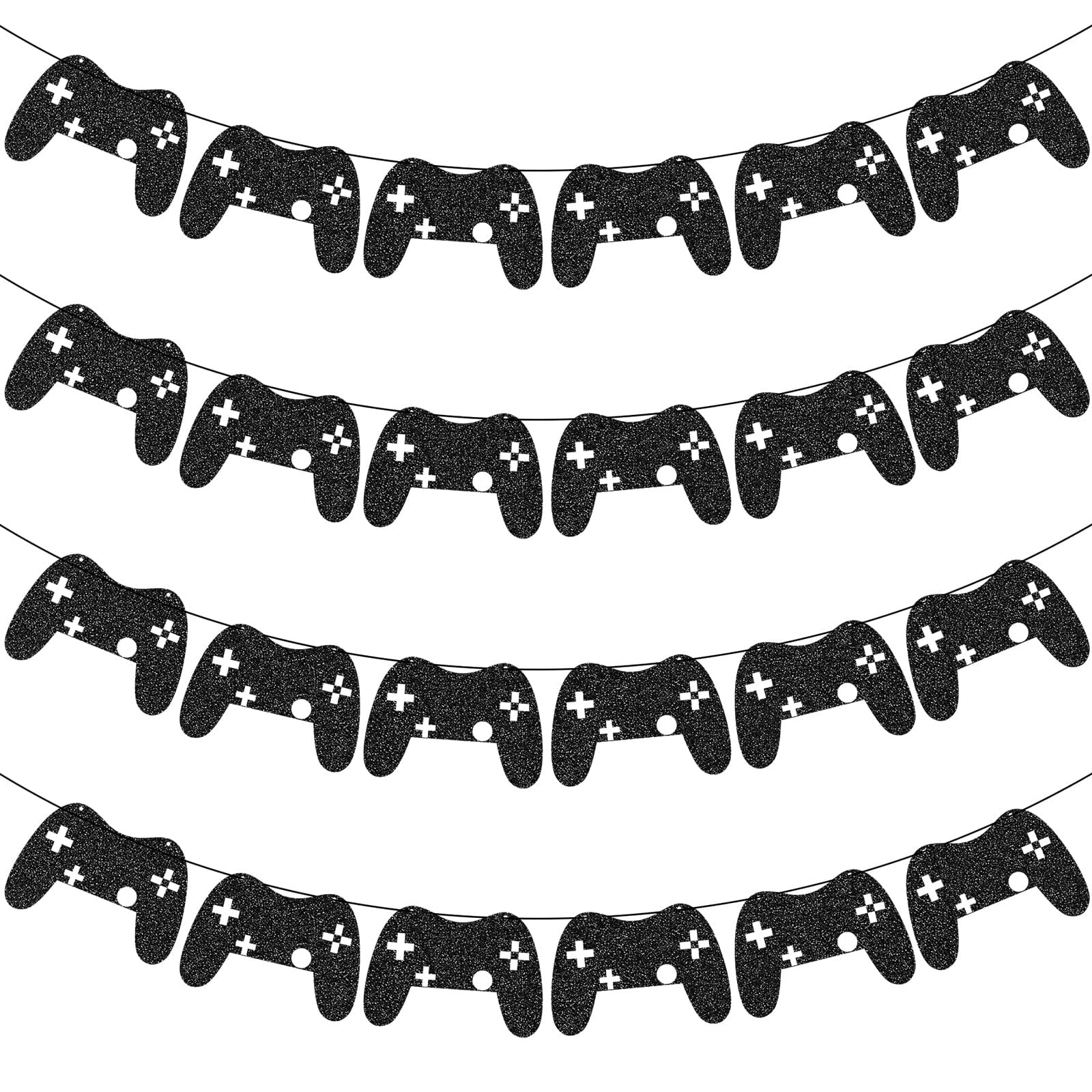 Glenmal 4 Pcs Gaming Birthday Decoration NSD3 Video Game Controller ...