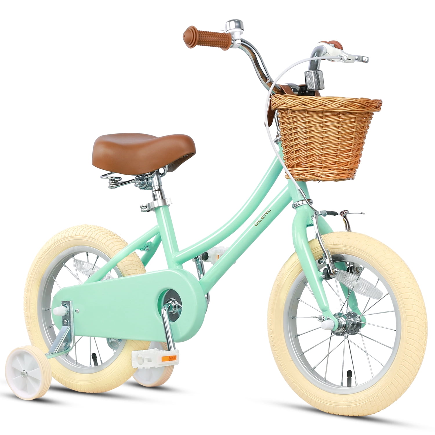 Glerc Kids Bike, 12 Inch, Ages 2-4, Retro Vintage Style, Basket ...