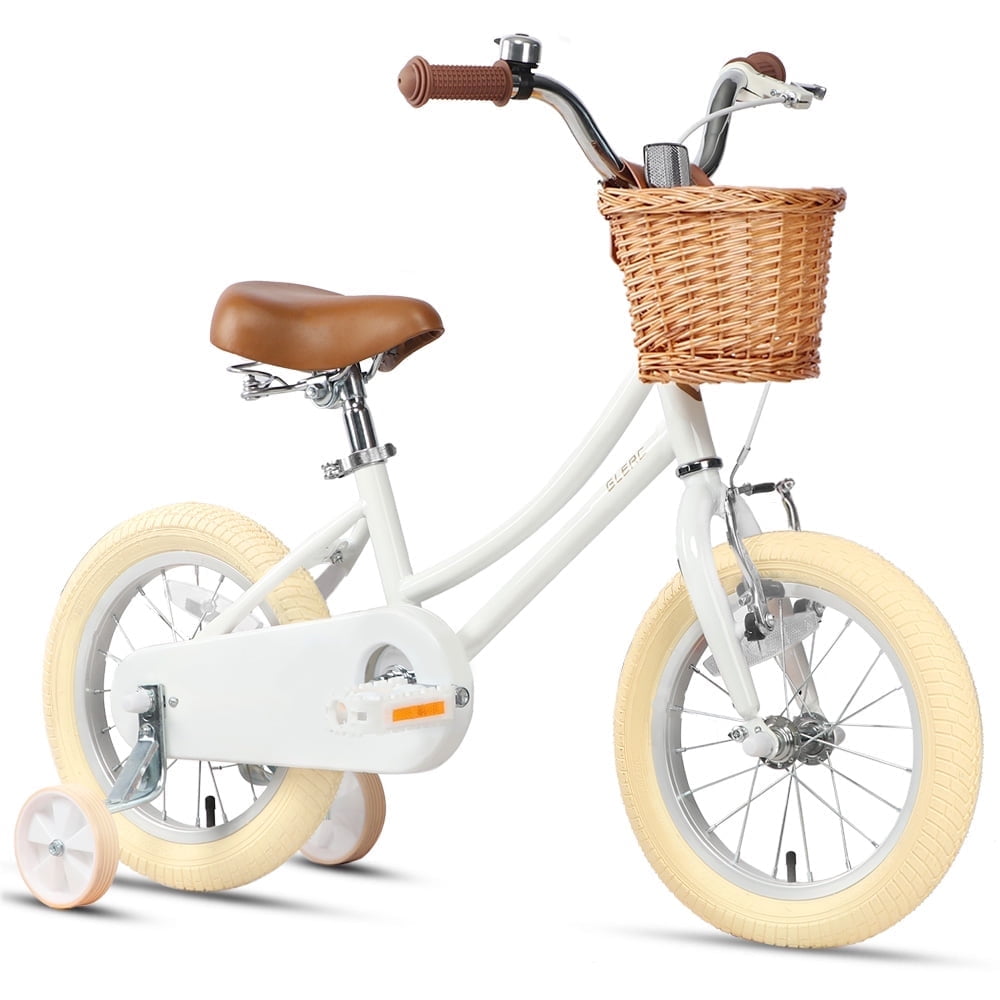 Glerc 14 Inch Little Kids Bike for Age 3 4 5 Years Old Girls Retro ...