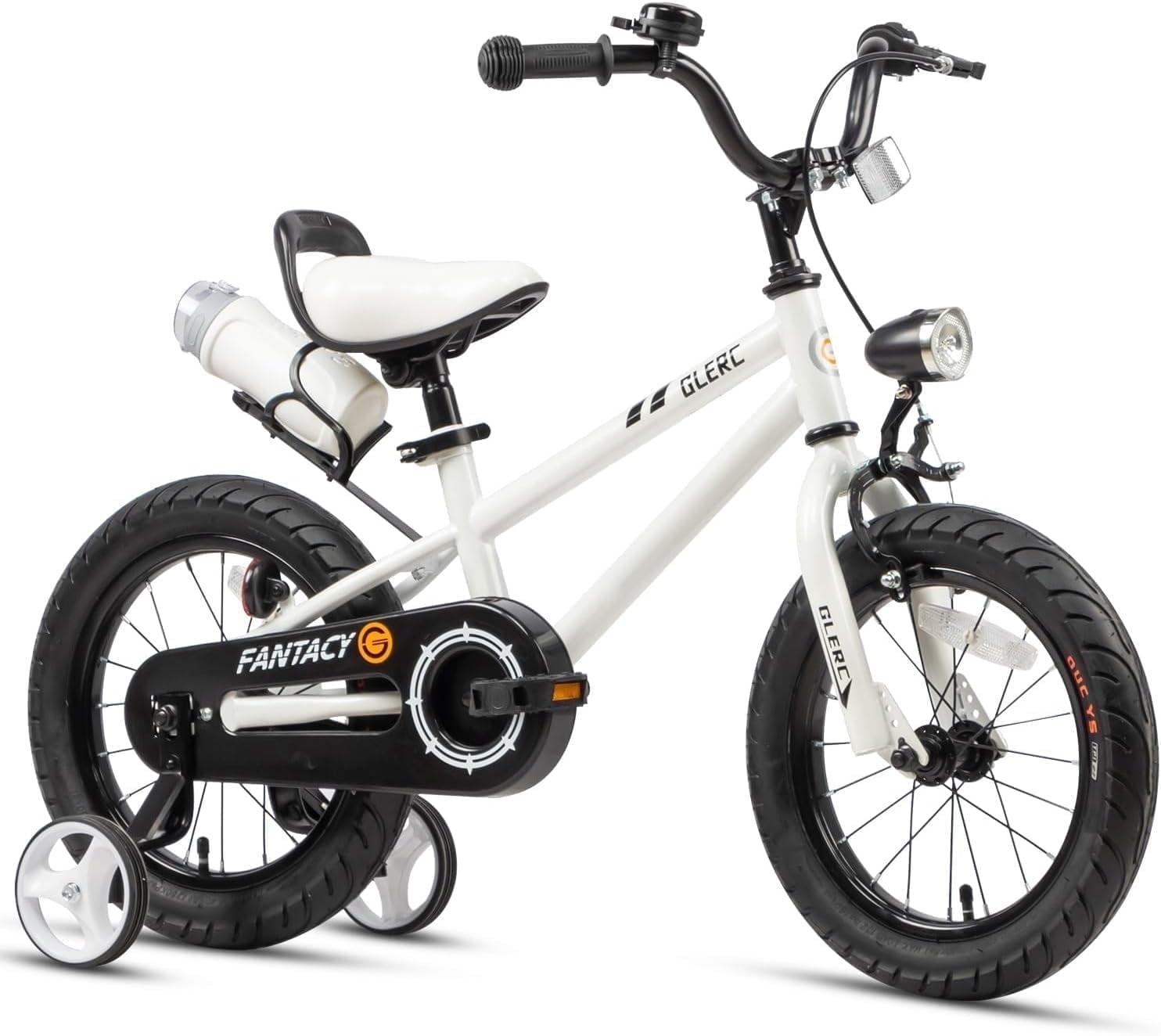 Glerc 14 inch Kids Bike with Training Wheels for Children 3-5 Years Old ...