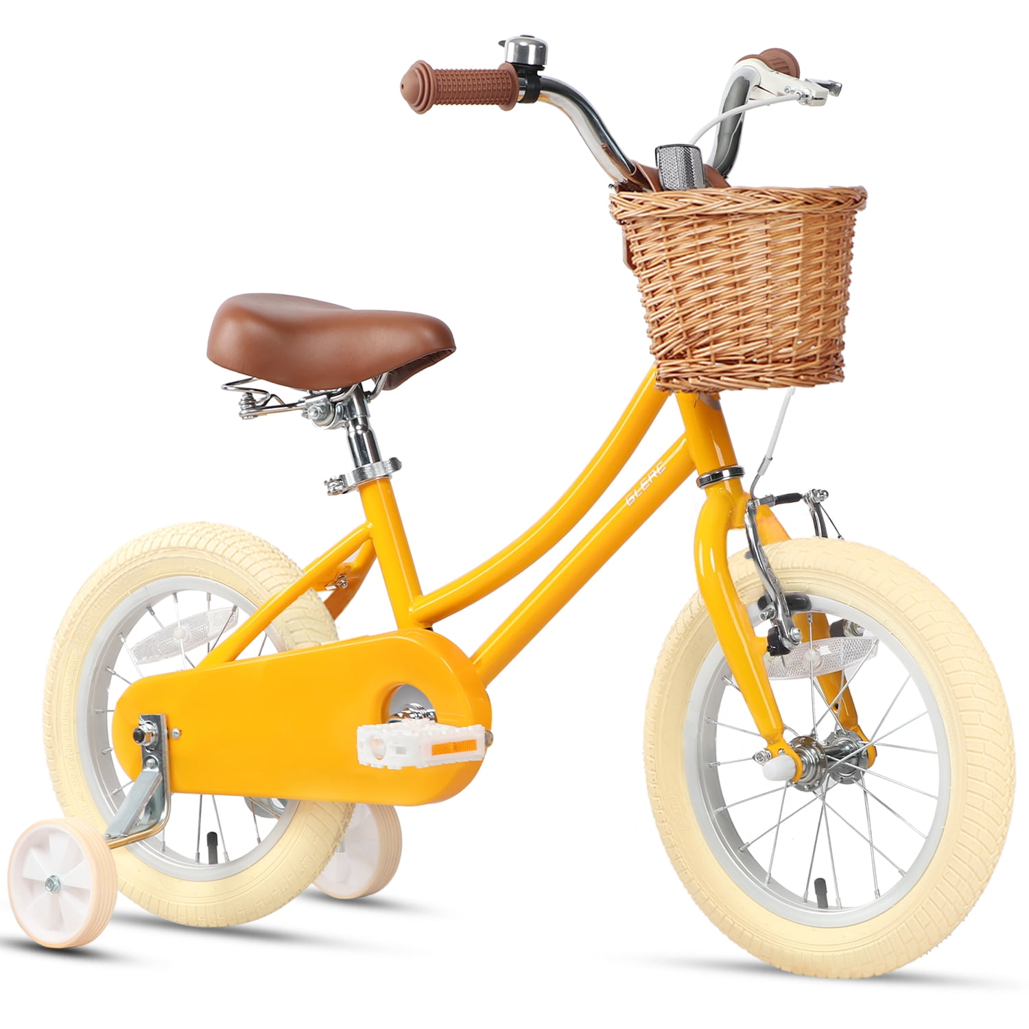 Glerc 14 Inch Little Kids Bike for Age 3 4 5 Years Old Girls Retro ...