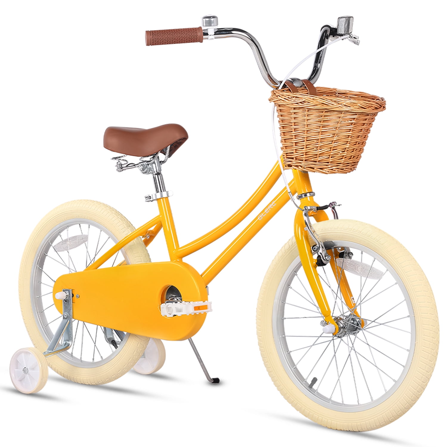 Glerc 16 Inch Little Kids Bike for Age 4 5 6 7 Years Old Girls Retro ...