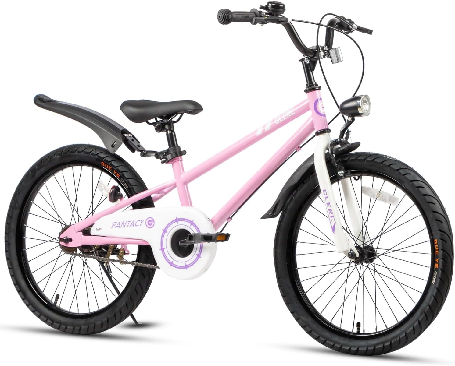 Glerc 20 inch Kids Bike for Child 7-14 Year Old Boys & Girls, Pink ...