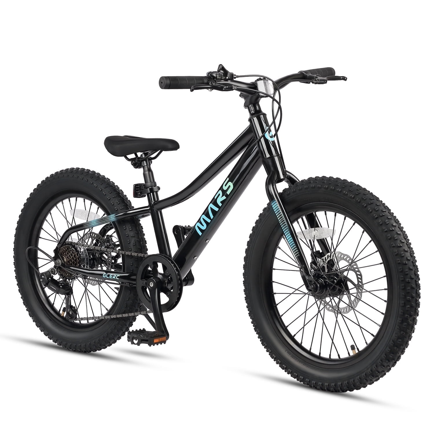 Glerc 24" Mountain Bike For Beginner-Mars,Black - Walmart.com