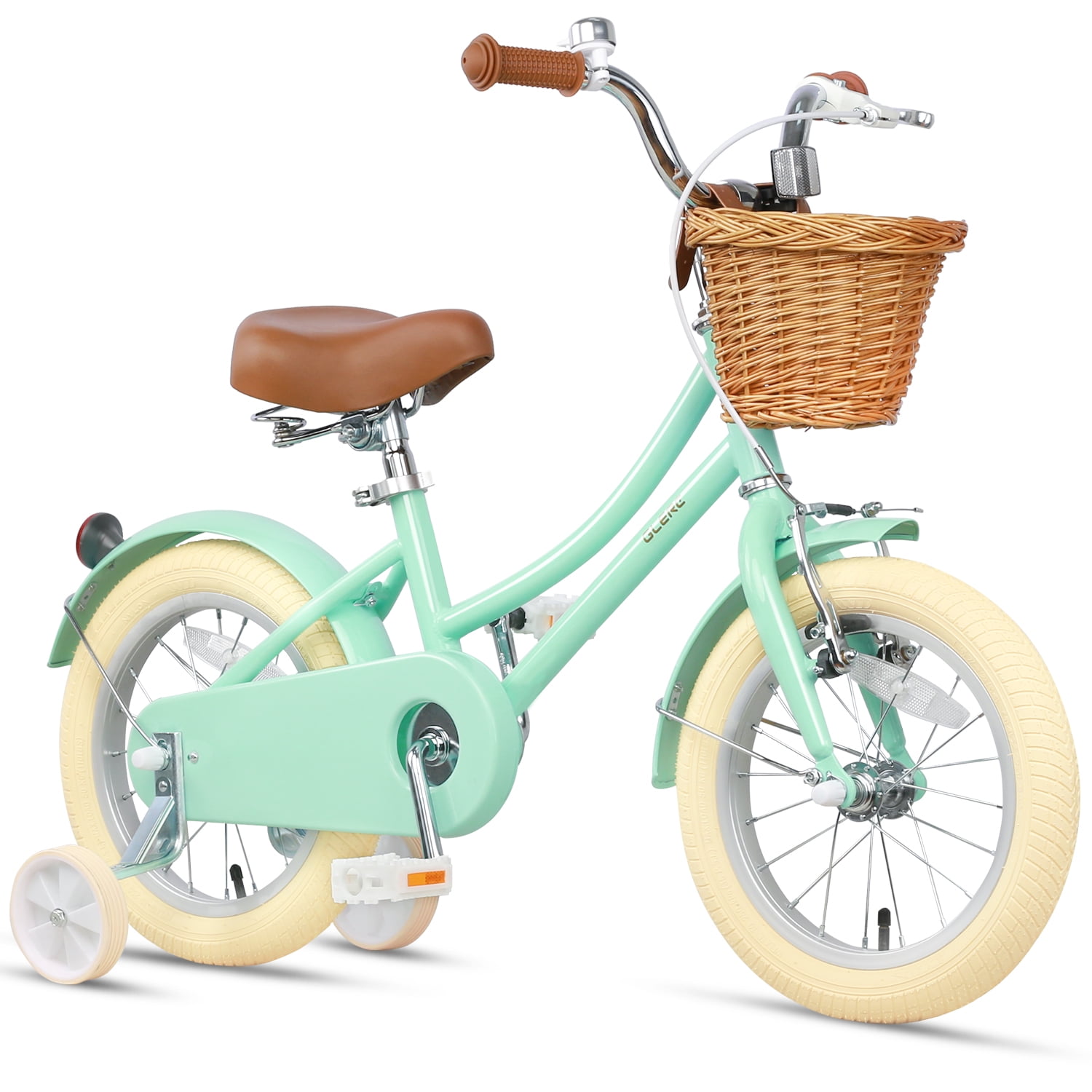 Glerc Little Molly 16 inch Kids Girls Bike for 4-8 Years Old Child,gifts,Mint Green - Walmart.com