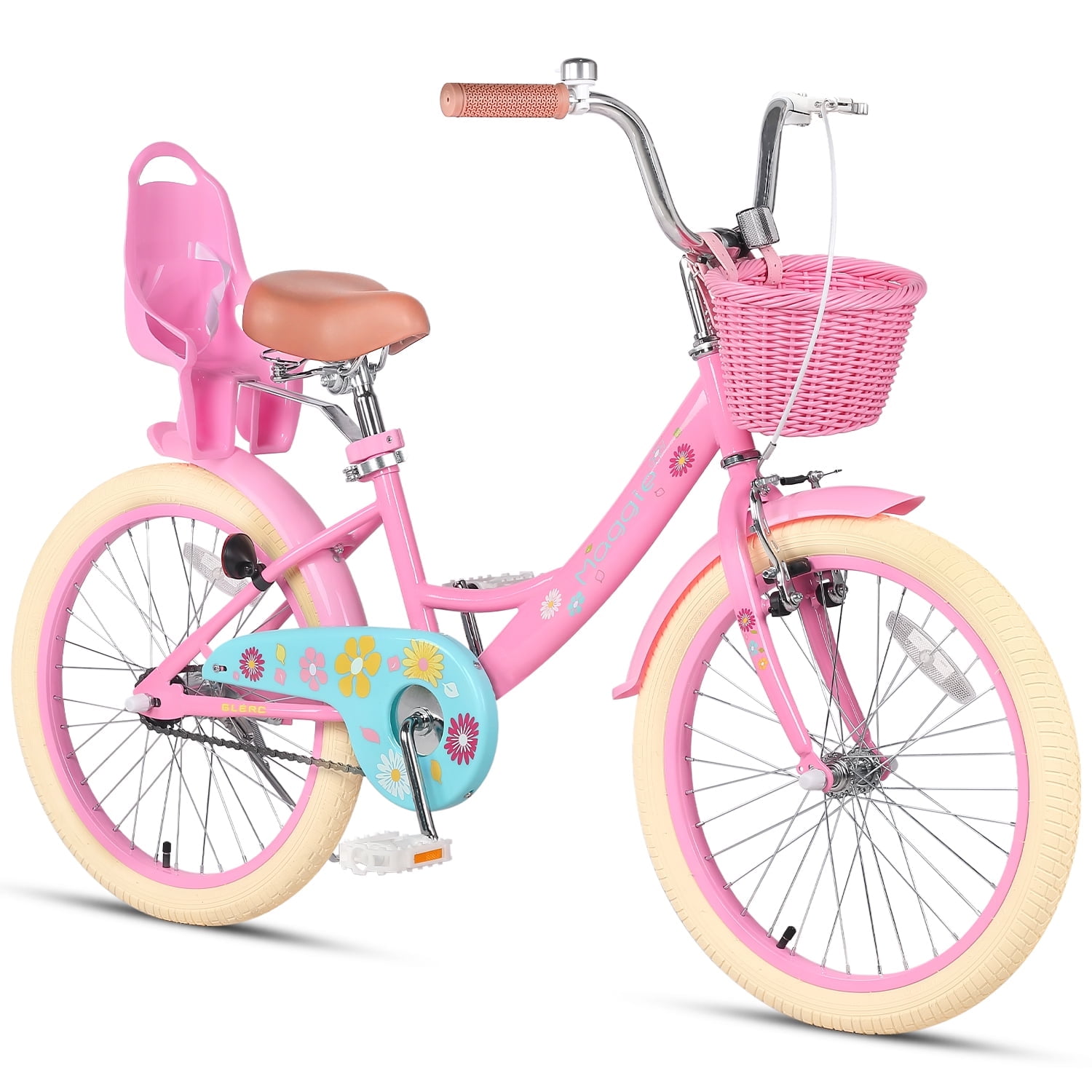 Glerc Maggie 20 Inch Girls Bicycle, Princess Style with Doll-Seat ...