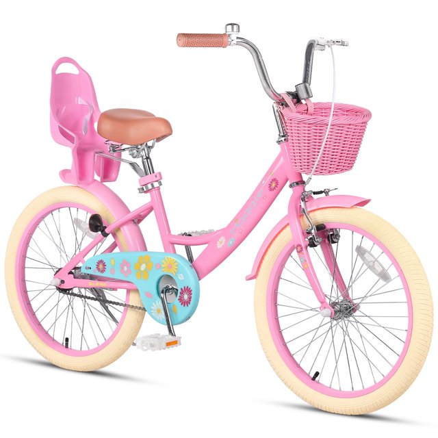 Glerc Maggie 20 Inch Girls Bicycle, Princess Style with Doll-Seat ...