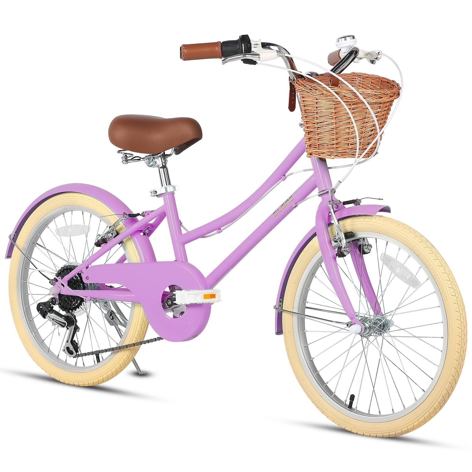 Glerc Missy 20" Girl Bicycle for Youth Over 6 Years Old Kids, Teenager ...