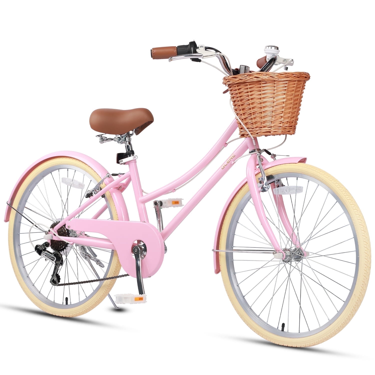 Walmart Black Friday Deals 2025 - "Glerc 24"" Girls Cruiser Bike, 6-Speed, Lightweight, Pink ...