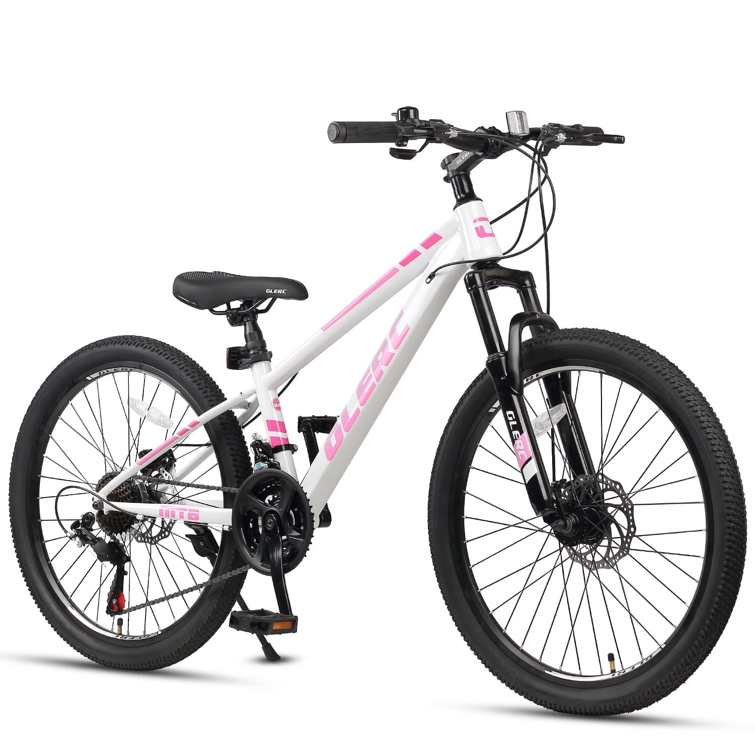 Glerc Skyline 24 Inch Kids Mountain Bike for Boys Girls 10 11 12 13 14 ...