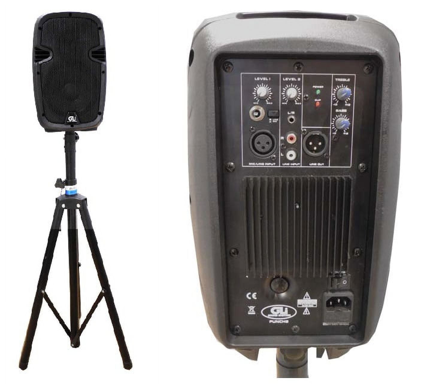 Gli Pro PUNCH8 Glipro 8" 1000w Powered Dj Spkr - Walmart.com