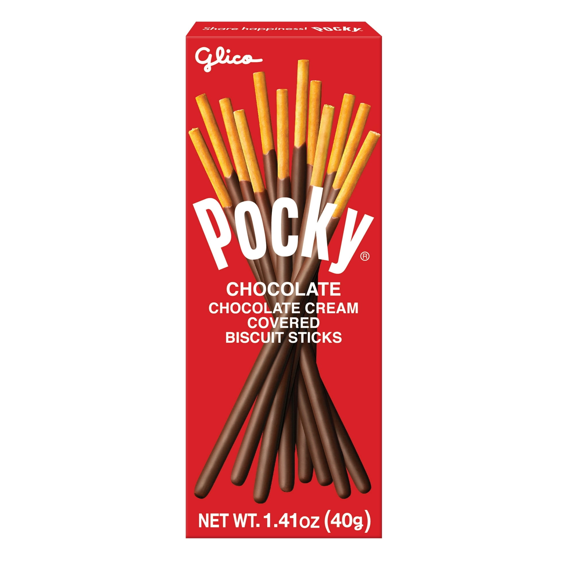 Glico Pocky Chocolate Covered Biscuit Sticks, 1.41 oz. - Walmart.com