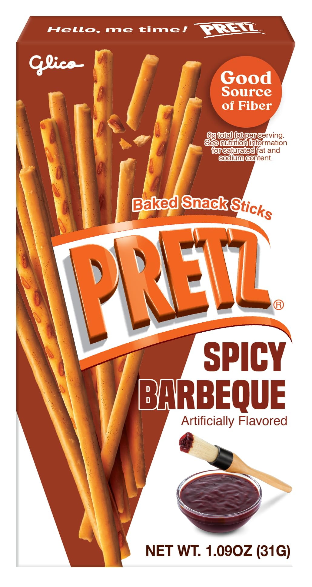 Glico Pretz Spicy Barbeque RRF12 1.09 oz (Pack of 10) - Walmart.com