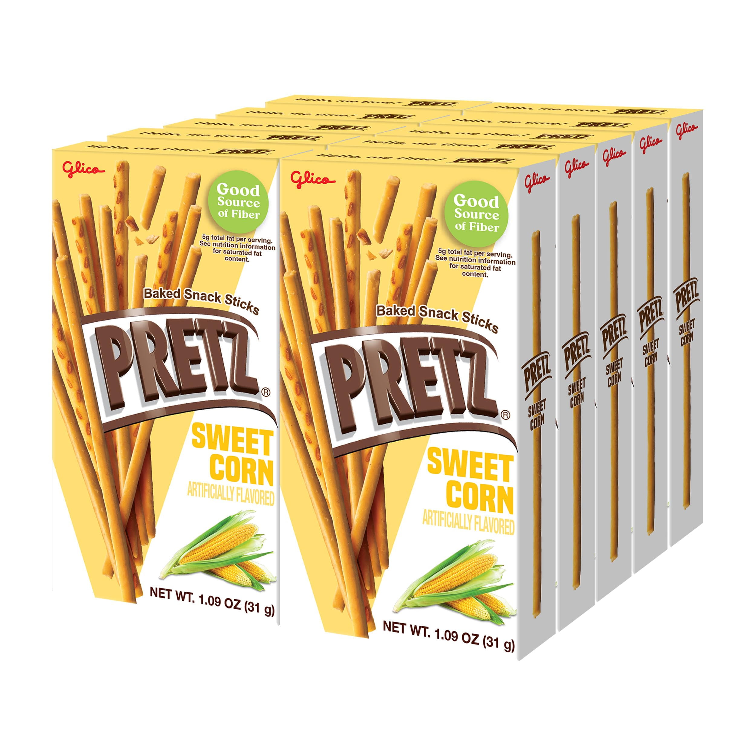 Glico Pretz Sweet Corn, DMF15 1.09 oz (Pack of 10) - Walmart.com