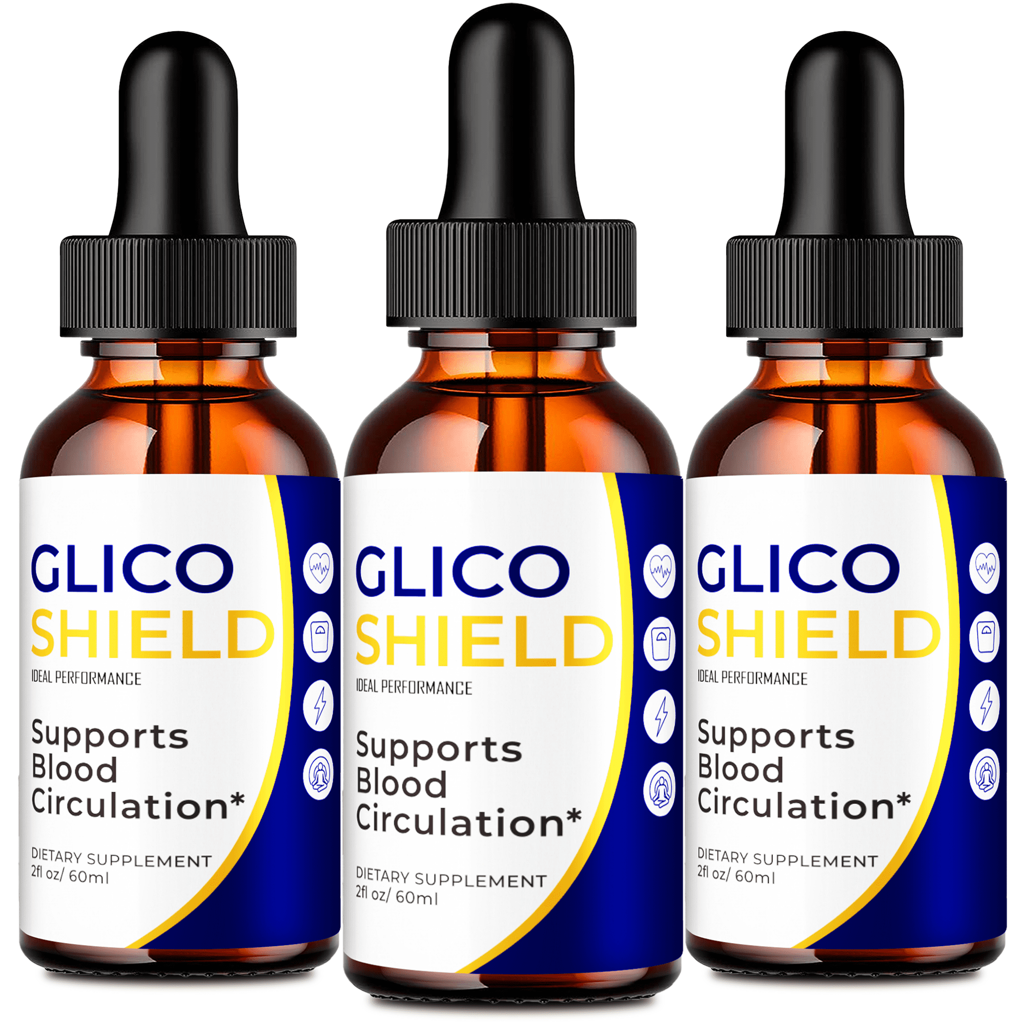 Glico Shield Drops, Glico Shield Blood Formula Support Supplement Drops - Maximum Strength, All ...