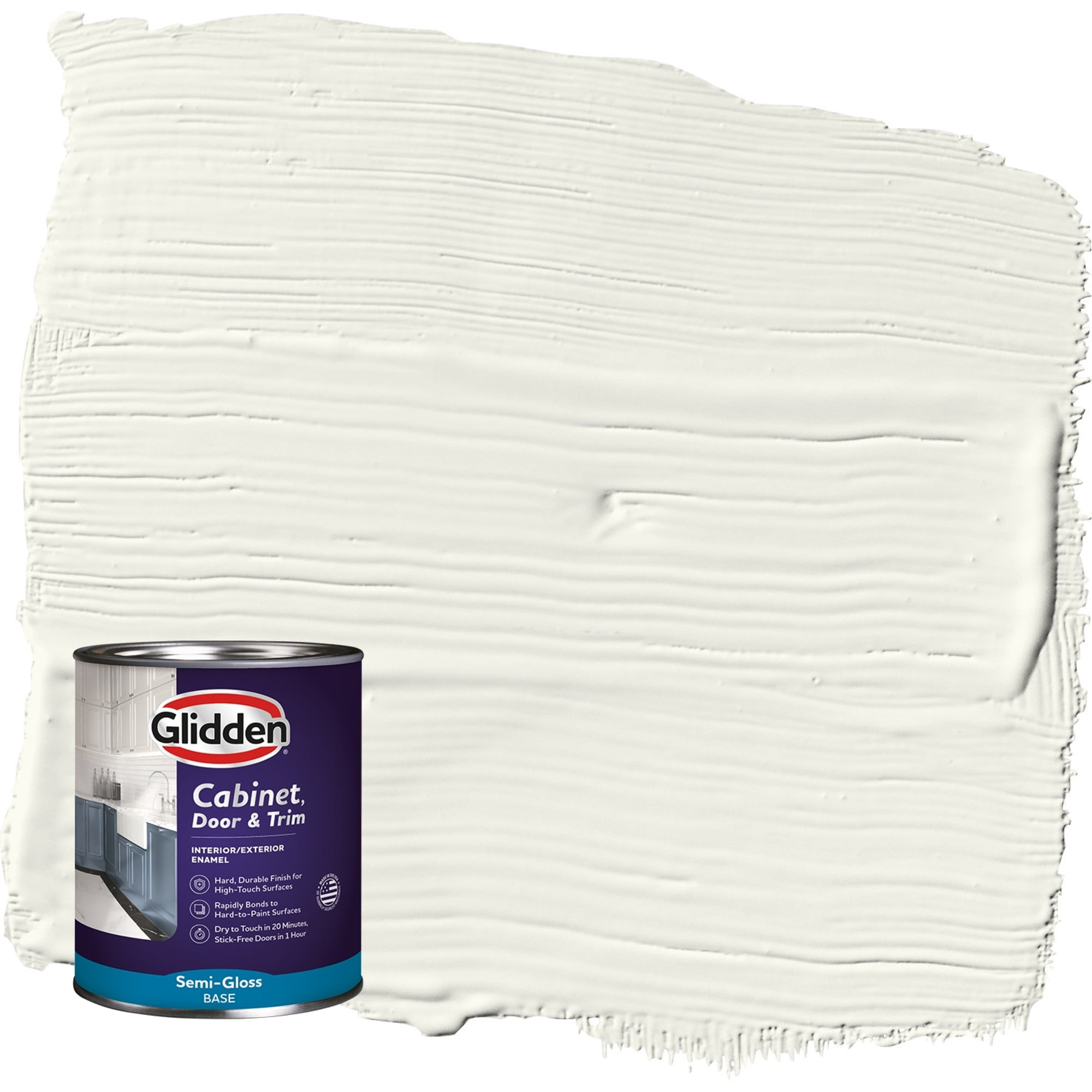 Glidden Cabinet Door and Trim Semi Gloss Paint, Gypsum, 1 Quart ...