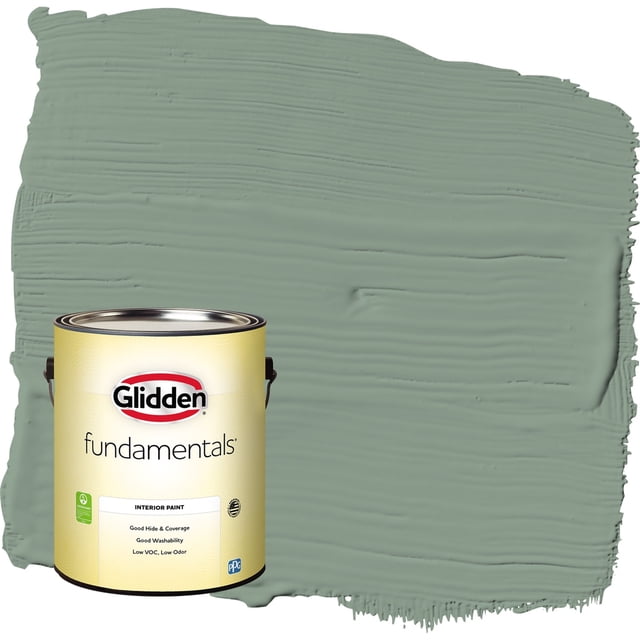 Glidden Fundamentals Birch Forest / Green Semi-Gloss Interior Paint, 1 ...