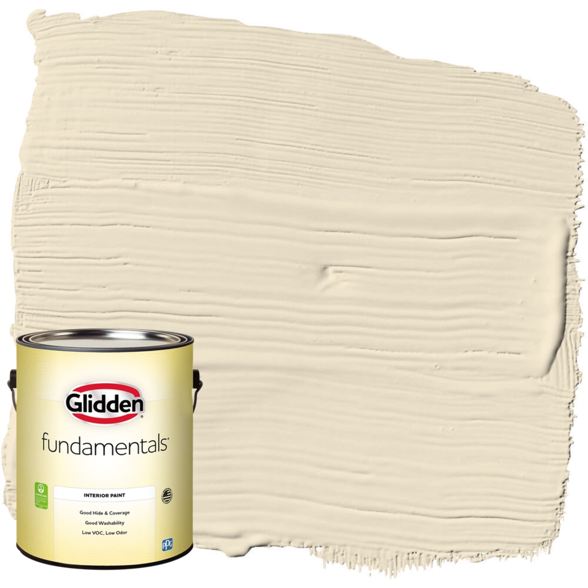 Glidden Fundamentals 1 Gallon Heavy Cream / Beige Semi-Gloss Interior ...