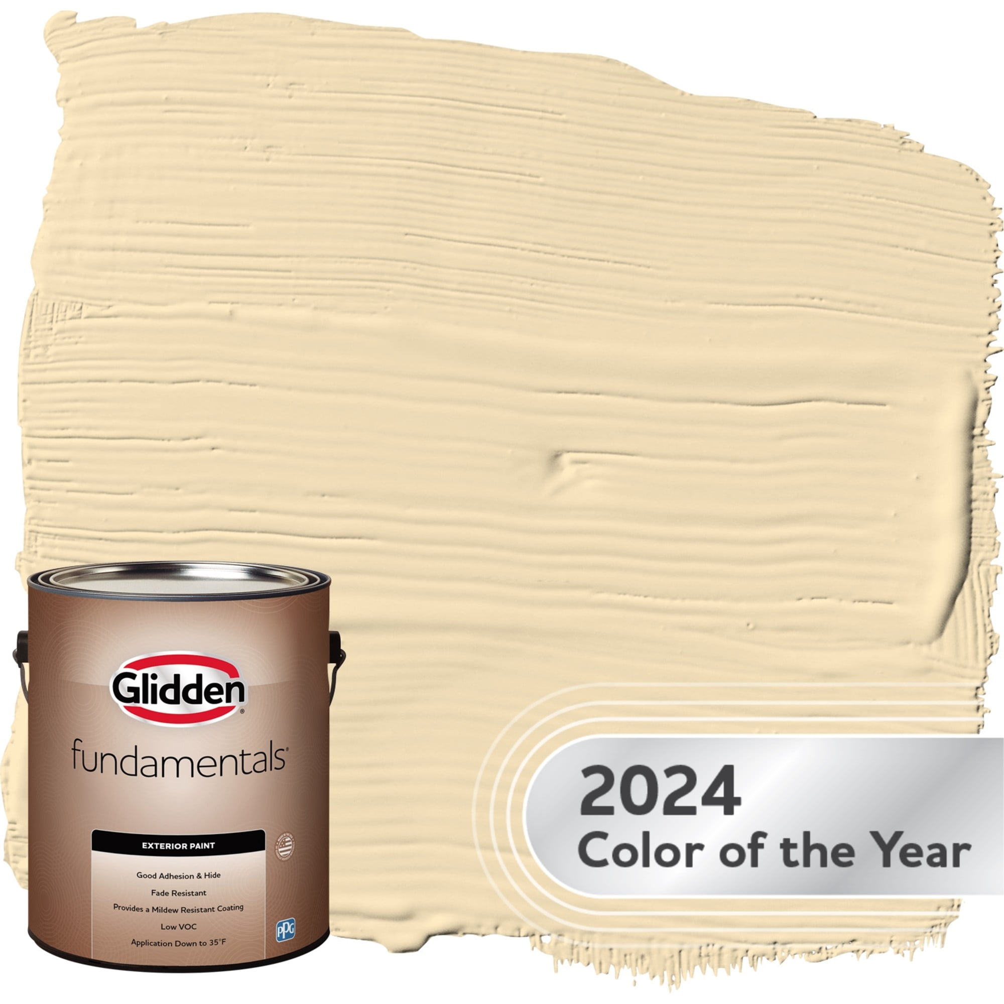 Glidden Fundamentals 1 Gallon Limitless / Yellow Semi-Gloss Exterior ...