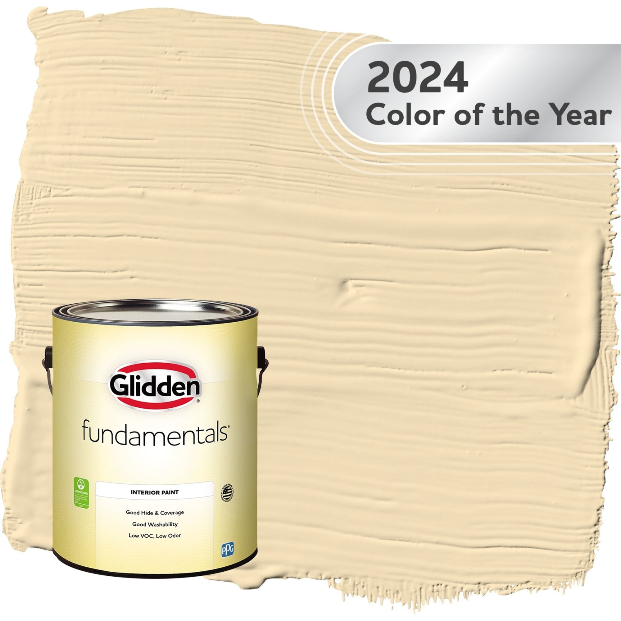 Glidden Fundamentals Limitless / Yellow Semi-Gloss Interior Paint, 1 ...