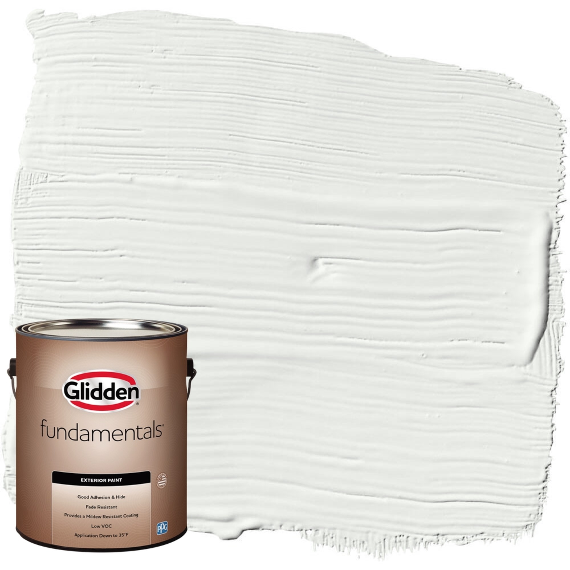 Glidden Fundamentals 1 Gallon Pacific Pearl / Off-White Semi-Gloss ...