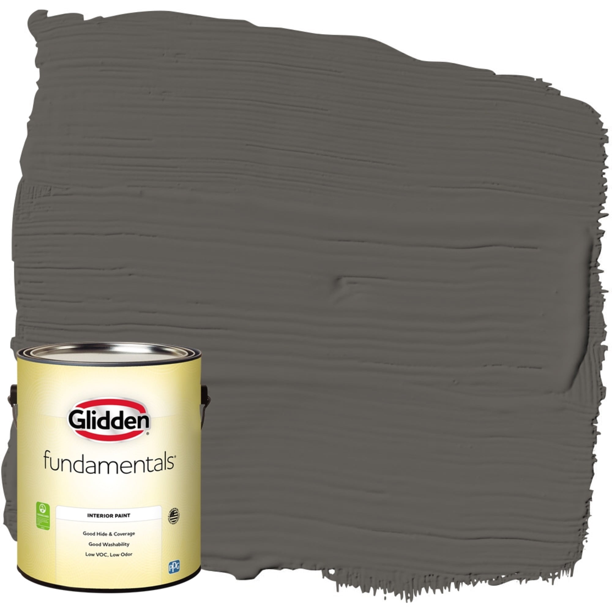 Glidden Fundamentals 1 Gallon Stone's Throw / Gray Semi-Gloss Interior ...