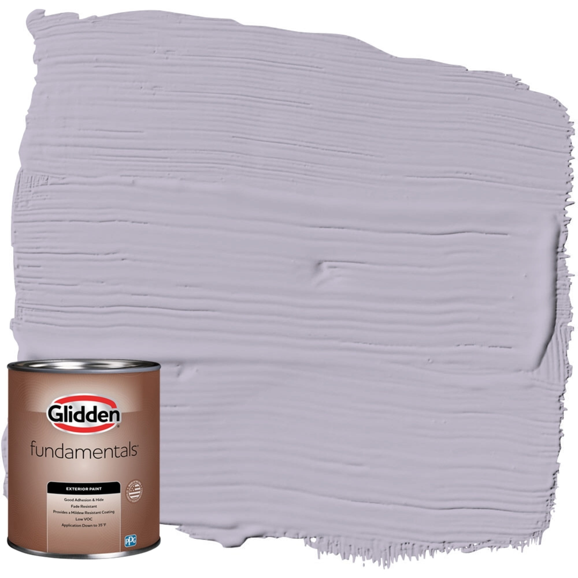 Glidden Fundamentals 1 Quart Cloudberry / Purple Semi-Gloss Exterior ...