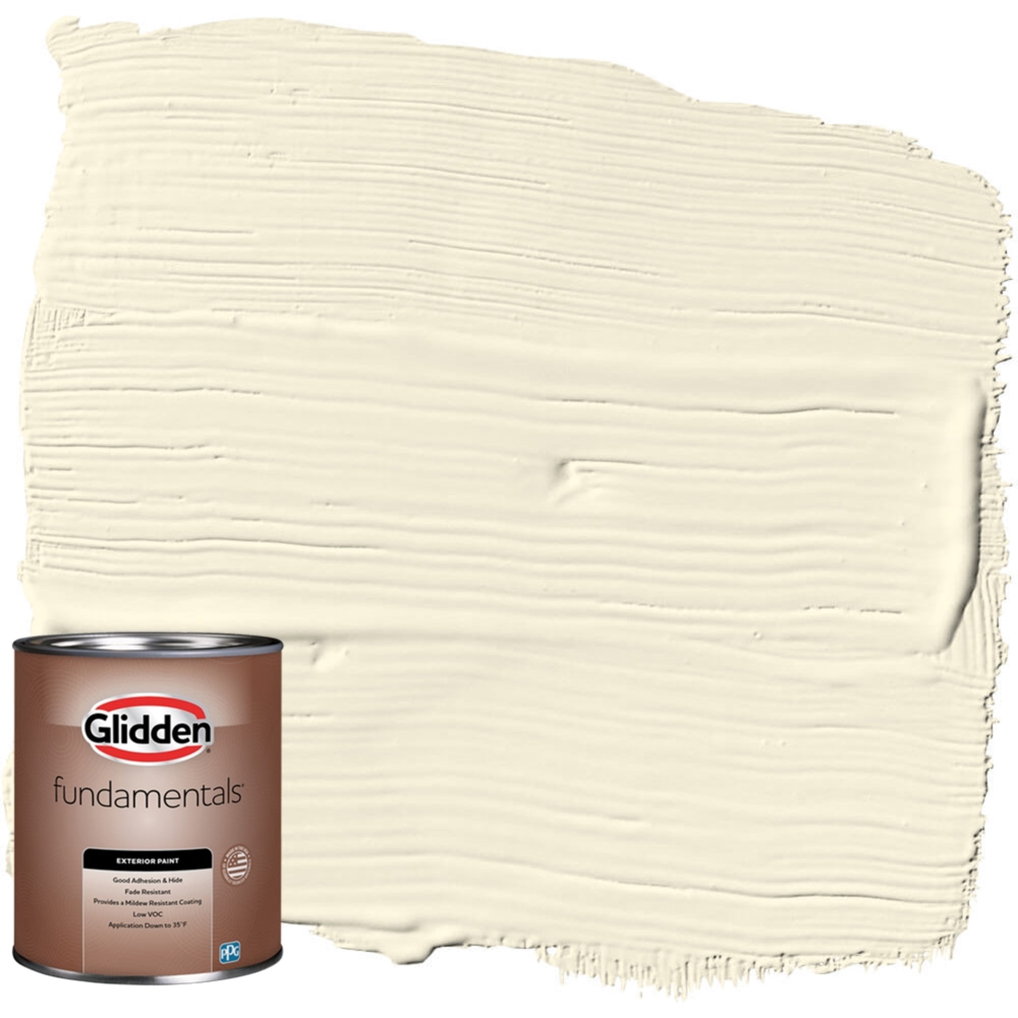 Glidden Fundamentals 1 Quart Mesa Beige / Yellow Semi-Gloss Exterior ...