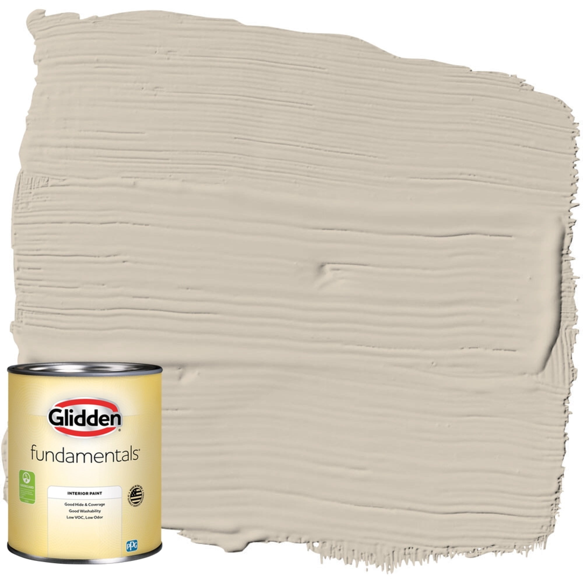 Glidden Fundamentals 1 Quart Synchronicity / Gray Semi-Gloss Interior ...