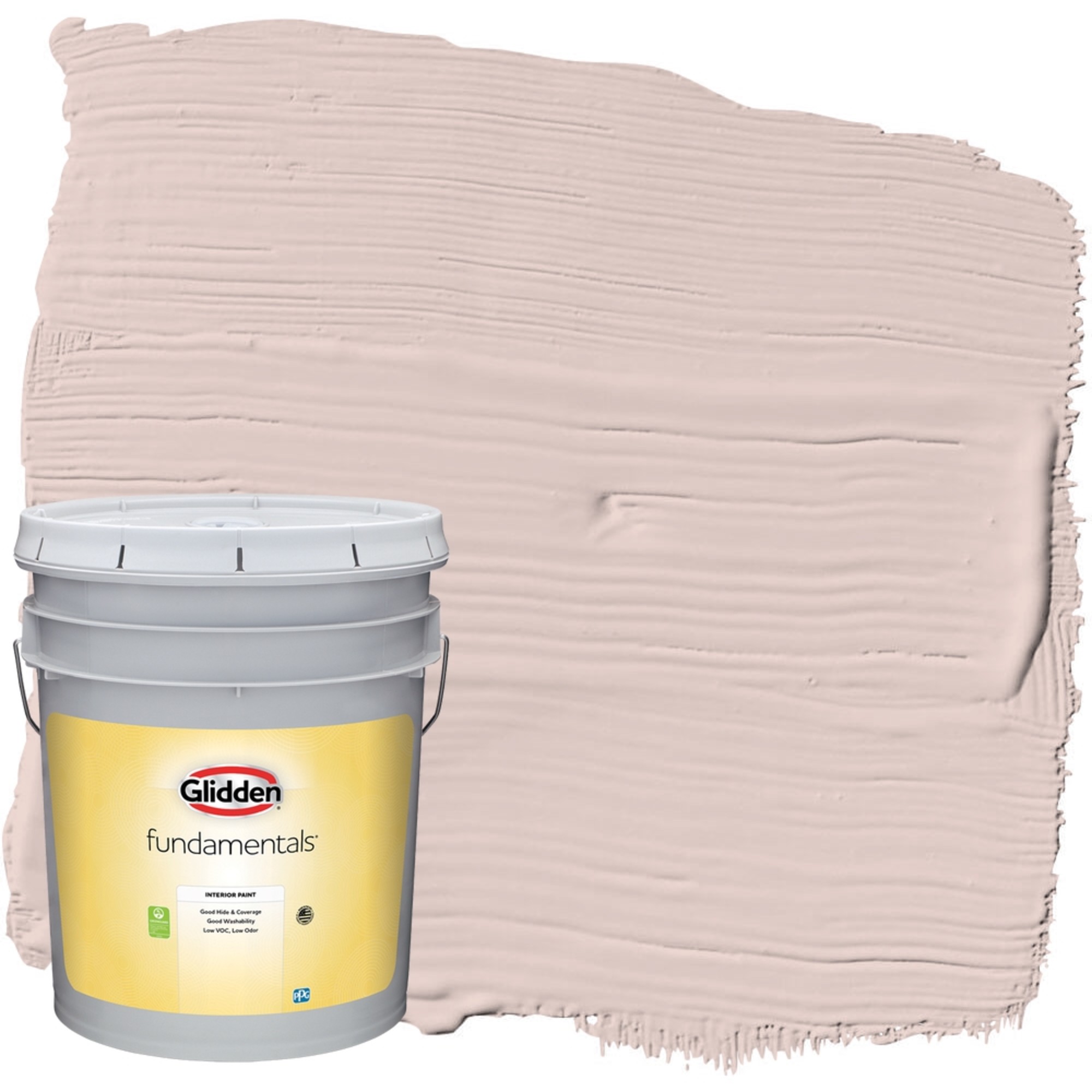 Glidden Fundamentals 5 Gallons Kangaroo Paw / Pink Semi-Gloss Interior ...