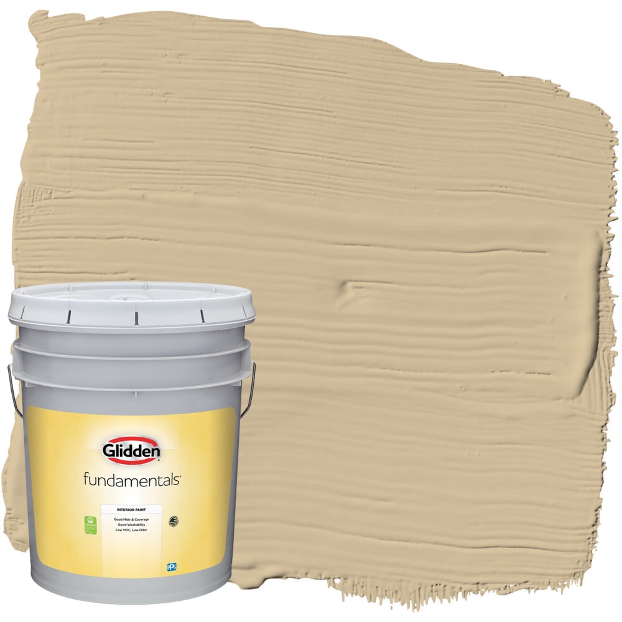 Glidden Fundamentals 5 Gallons Spiced Vinegar / Beige Semi-Gloss ...