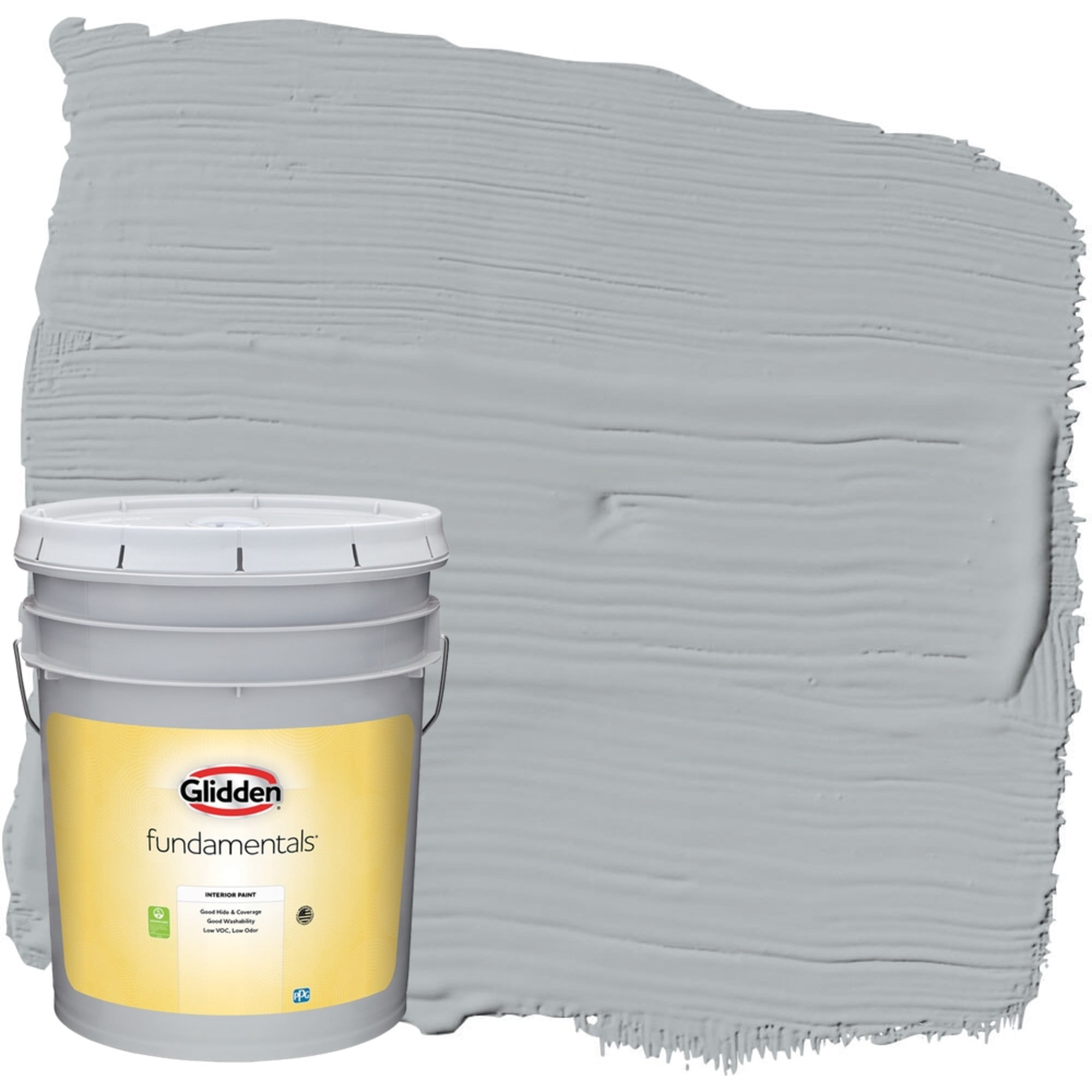 Glidden Fundamentals 5 Gallons Stargazer / Gray Semi-Gloss Interior ...