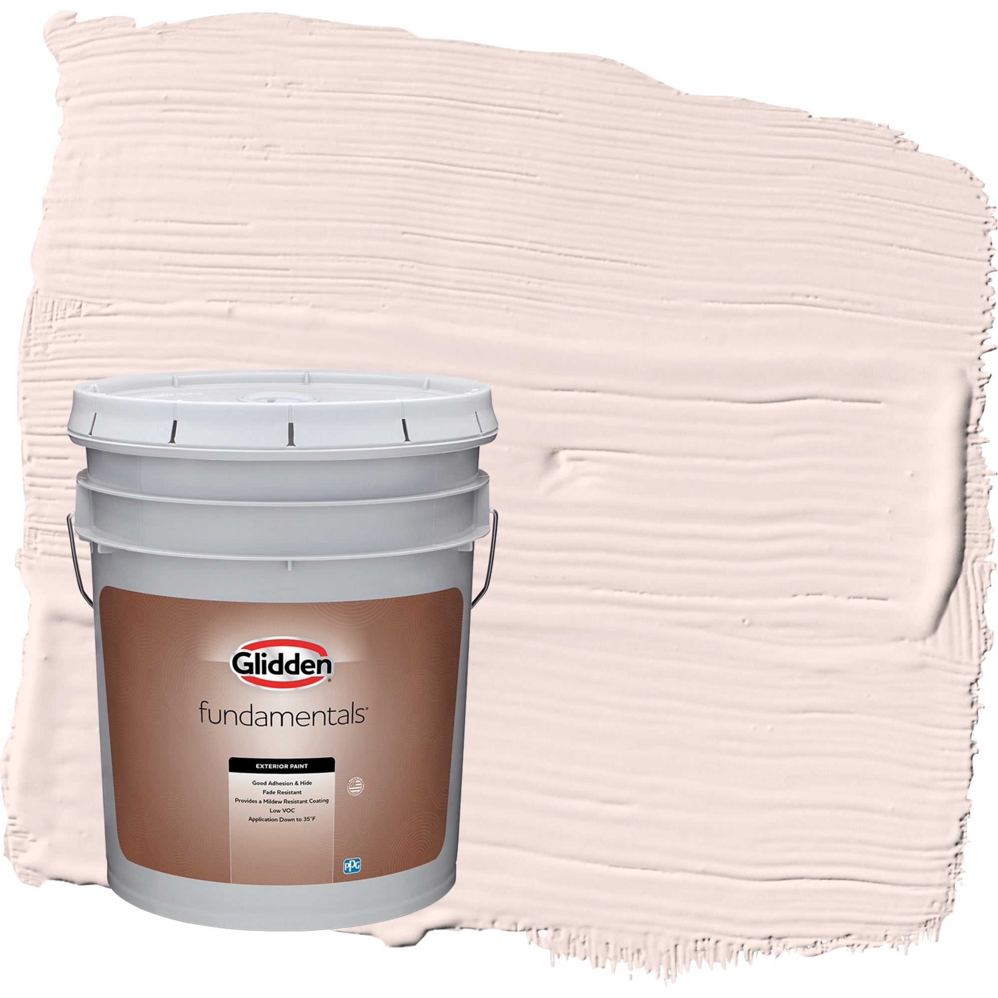 Glidden Fundamentals Brandy Alexander / Red Semi-Gloss Exterior Paint ...