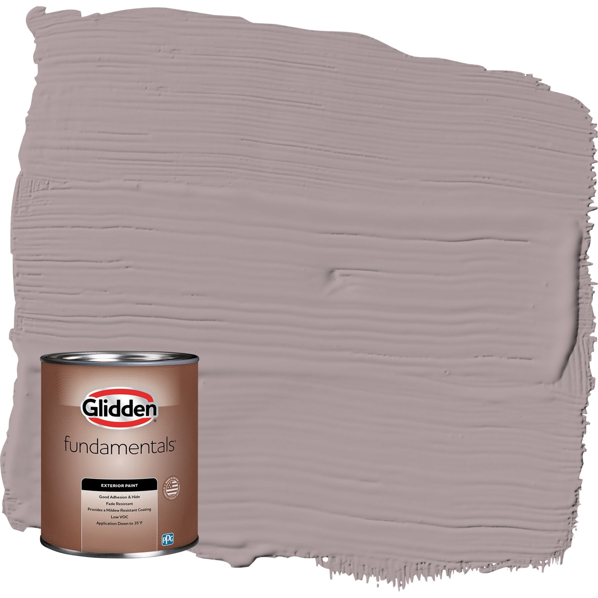 Glidden Fundamentals Coffee Custard / Purple Satin Exterior Paint, 1 ...