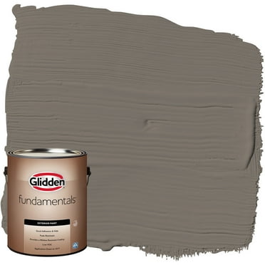 Glidden Fundamentals Exterior Paint Flagstone / Gray, Semi Gloss, 1 ...