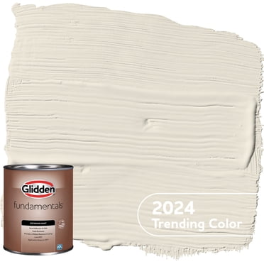 Glidden Fundamentals Exterior Paint Cow's Milk / Off White, Satin, 1 ...