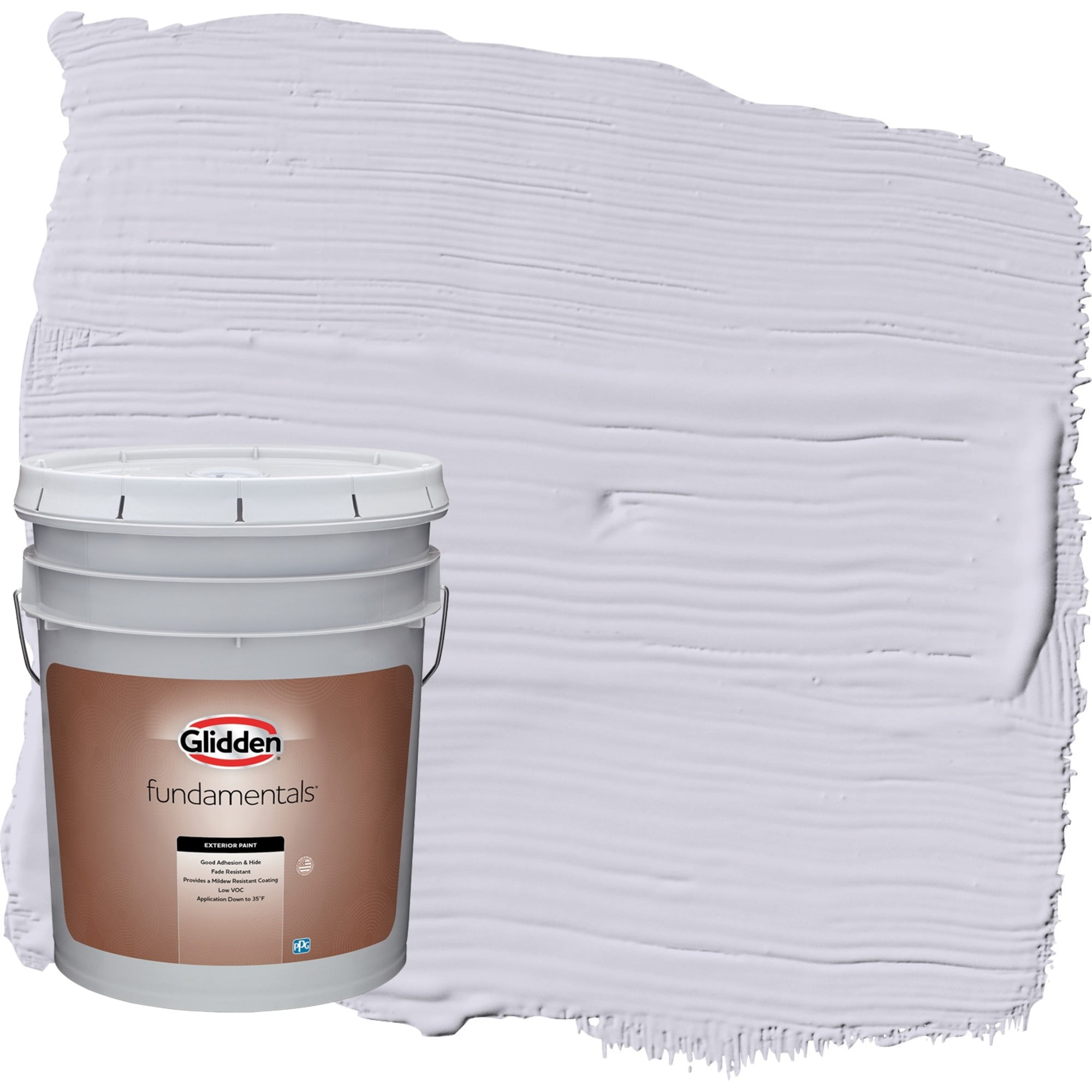 Glidden Fundamentals Exterior Paint Frosted Lilac / Purple, Semi Gloss ...