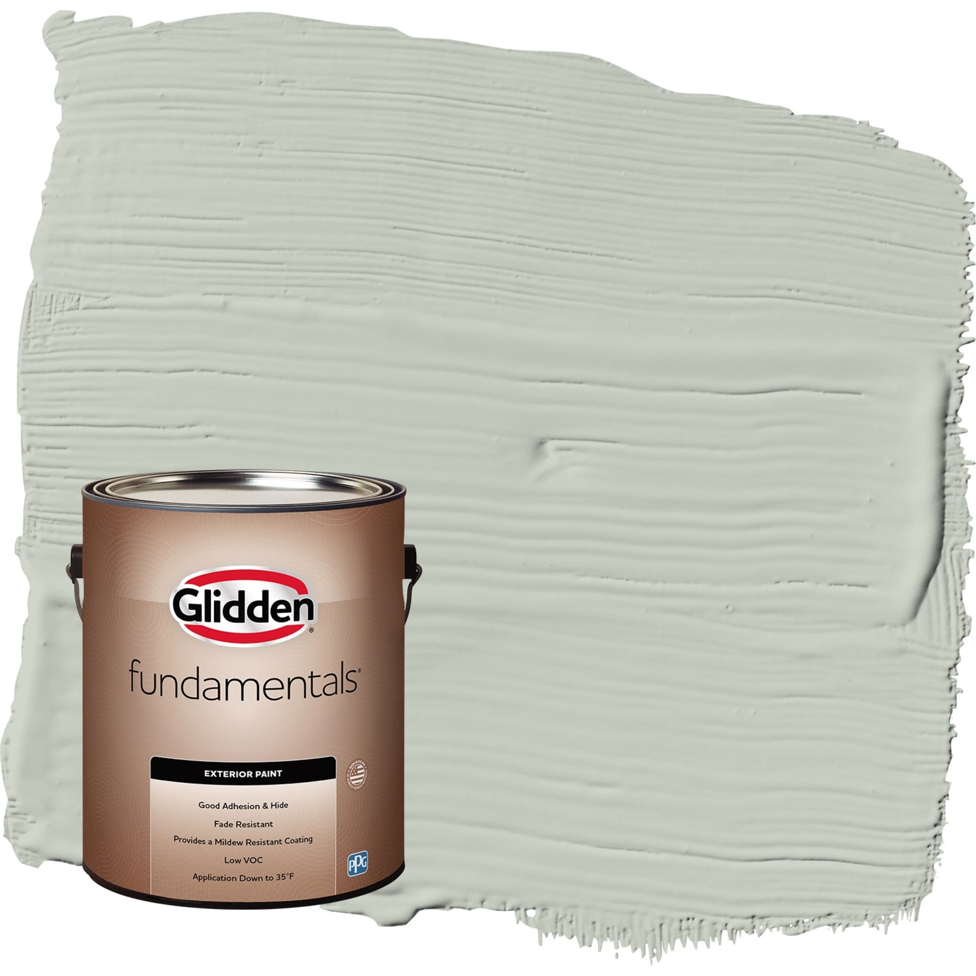 Glidden Fundamentals Life Lesson / Green Semi-Gloss Exterior Paint, 1 ...