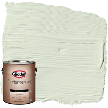 Glidden Fundamentals Exterior Paint Light Sage / Green, Satin, 1 Gallon ...